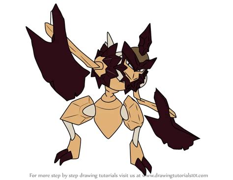 Learn How To Draw Kleavor From Pokemon Pokemon Step By Step Drawing