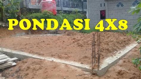 Proses Pembuatan Pondasi Rumah X Di Lahan Miring Youtube