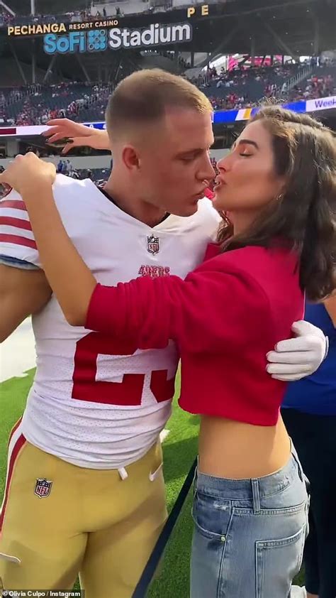 Olivia Culpo Gives NFL Star Beau Christian McCaffrey A Big