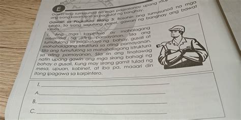 Solved E Gawin Ang Sumusunod Na Mga Pagsasanay Upang Mar Gawain Sa