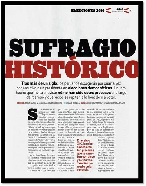 Histori K Historia De Las Elecciones En El Per