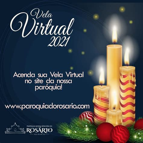Acenda Sua Vela Virtual Par Quia N S Do Ros Rio