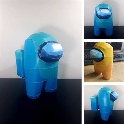 Among Us As Puedes Hacer Figuras De Papercraft