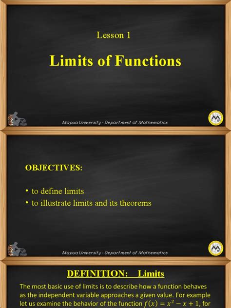 lesson 01 limits of functions pdf asymptote algebra
