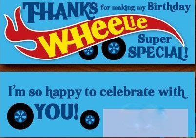 Favor Tags Hot Wheels Party Hot Wheels Party Favors Hot Wheels Birthday