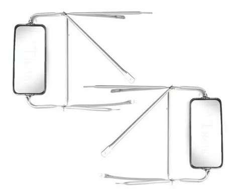 Espejo Lateral Para Kenworth T800 Cromado