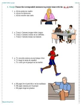 Spanish Present Tense Of Er And Ir Verbs By Speaking Spanish With Julimar