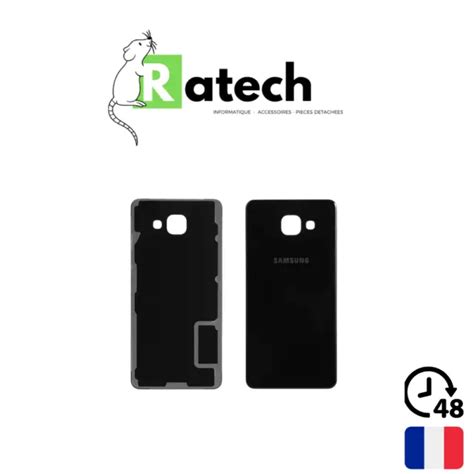 VITRE ARRIÈRE D ORIGINE Samsung A3 2016 A310 Noir Blanc Or EUR 10 00