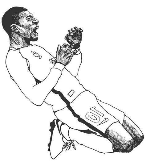 A Drawing Of A Man Catching A Soccer Ball With His Hands In The Air And