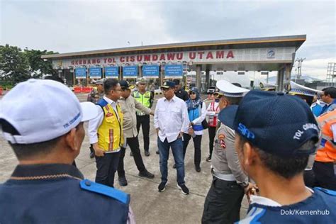 Menteri Perhubungan Cek Infrastruktur Transportasi Di Jabar Jelang Arus