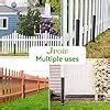 Amazon Jpoip Heavy Duty Steel Fence Post Repair Kit Inch Long