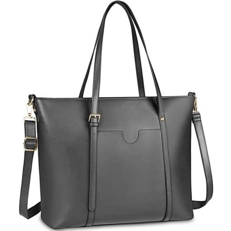 NUBILY Sac Cabas Femmes Grande Capacité PU Cuir Portable Imperméable