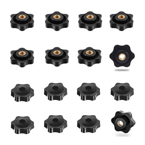 Écrou De Serrage Noir Vis Étoile Vis En Étoile M6 Écrou à Bouton