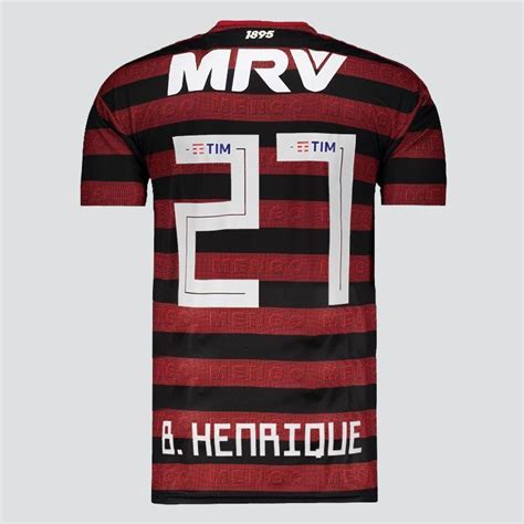 Adidas Flamengo Home 2019 27 Bruno Henrique Jersey FutFanatics
