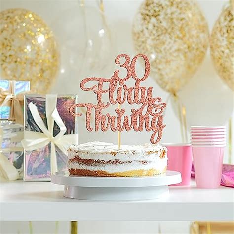 Flirty Thriving Cake Topper Cheers To Years I M Bitch