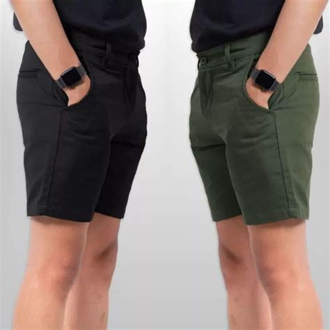 Jual COD Celana Pendek Pria Chino Distro Dewasa Chinos Santai Murah