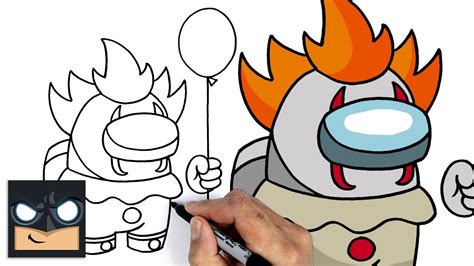 Among Us Imposter Drawing