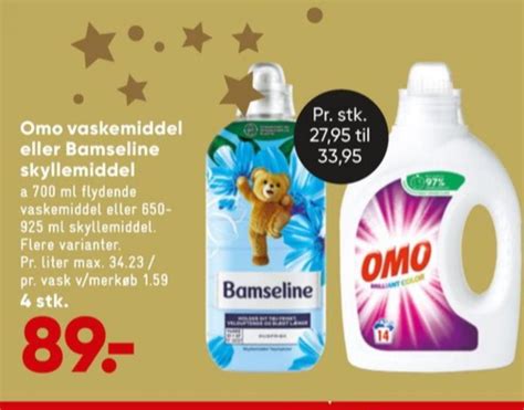 Omo Vaskemiddel Flydende Bilka December 2022 Alle Tilbudsavis