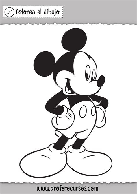 Dibujos De Mickey Mouse Para Colorear