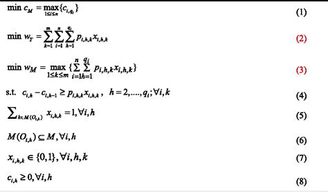 figure 1 from an effective hybrid tabu search algorithm for multi objective flexible job shop