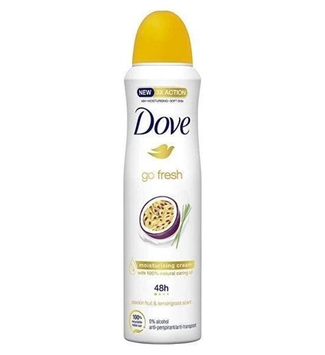 Deodorant Antiperspirant Spray Dove Go Fresh Passion Fruit Lemongrass