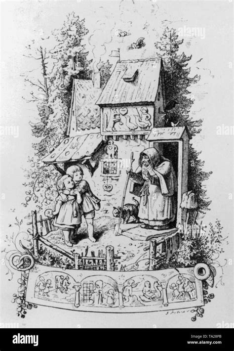 Hansel et Gretel Un conte de fées des frères Grimm Photo Stock Alamy