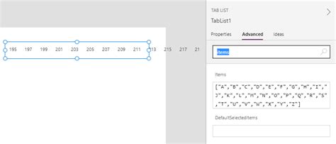 Power Apps Guide Controls How To Use The Tab List Control