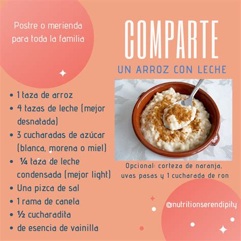 Deliciosa Receta De Arroz Con Leche Para Toda La Familia Nuestro