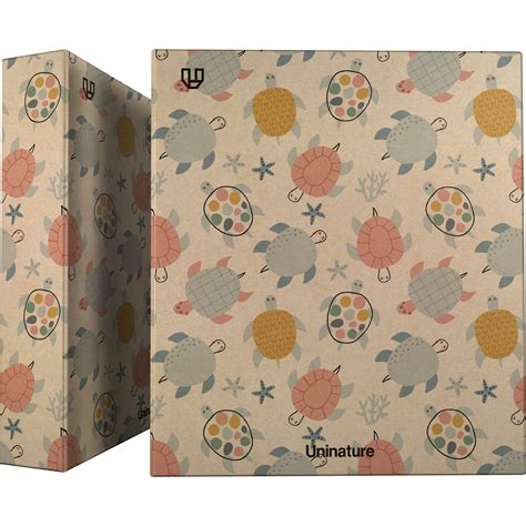 Carpeta Anillas 4D40mm A4 forr UniNature tortugas Grafoplás