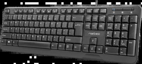 Klawiatura Przewodowa Natec Trout Us Slim Nkl Czarny Atrakcyjna