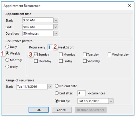 How To Create A Bi Weekly Fortnightly Recurring Meeting In Outlook
