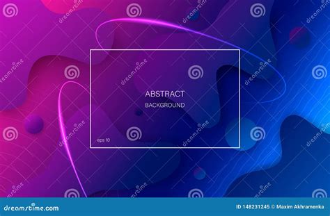 Fondo Abstracto Colorido Con Formas Geom tricas Stock de ilustración