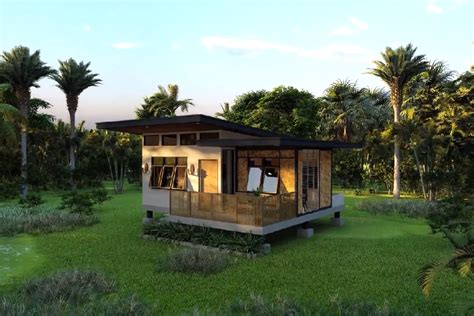 Modern Bahay Kubo Design With Floor Plan Home Alqu