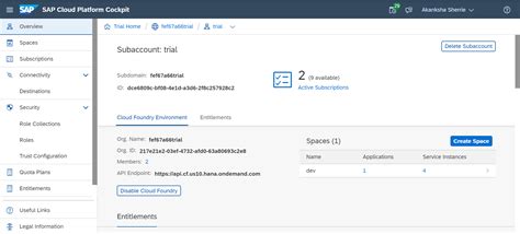Create An SAP Cloud Platform ABAP Environment Trial User Issue 5679