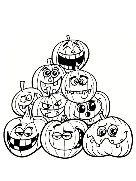 Coloriages Citrouille