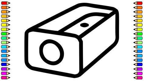 Como Dibujar Un Sacapuntas Dibujo Para Pintar E Sacapuntas Images And