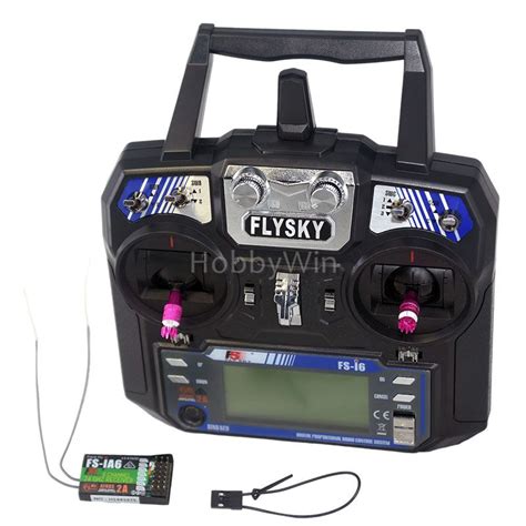 FlySky FS I6 TX IA6 RX Radio System 6Ch 2 4GHz FS I6 0 00