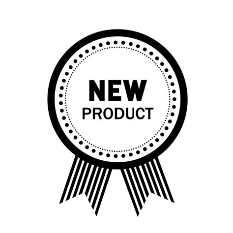 Nuevo Producto Bandera Nuevo Producto Etiqueta Insignia Icono Nuevo