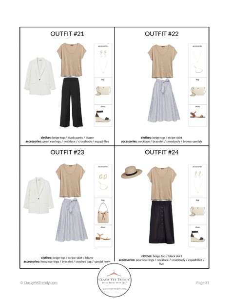 The French Minimalist Capsule Wardrobe Summer Collection