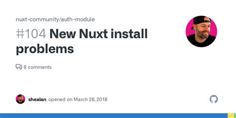 New Nuxt Install Problems Issue 104 Nuxt Community Auth Module
