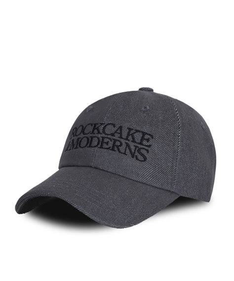 MUSINSA公式 ROCKCAKE Moderns Logo Ball Cap Charcoal