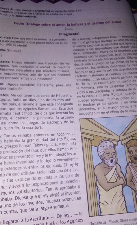 En Grupo De 3 Leemos Y Analizamos Del Siguiente Texto Luego Tomamos Una