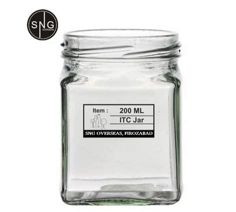 200 Ml Itc Square Glass Jar For Pickel Storage At Rs 8 Piece In