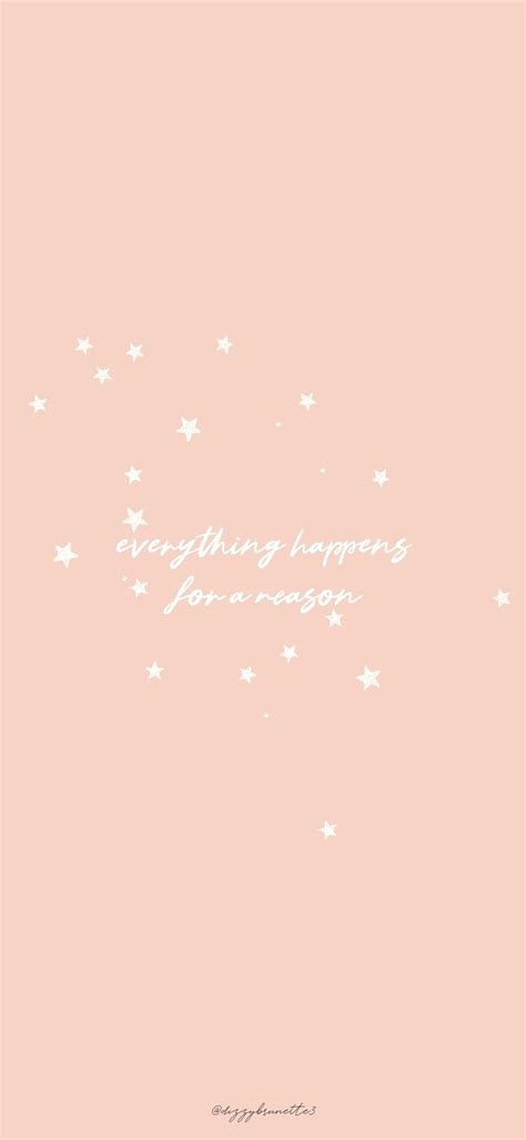 Quote Everything Happens For A Reason Quote Background HD Phone