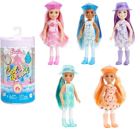 Barbie Color Reveal Chelsea Doll With Surprises Water Reveals Doll S