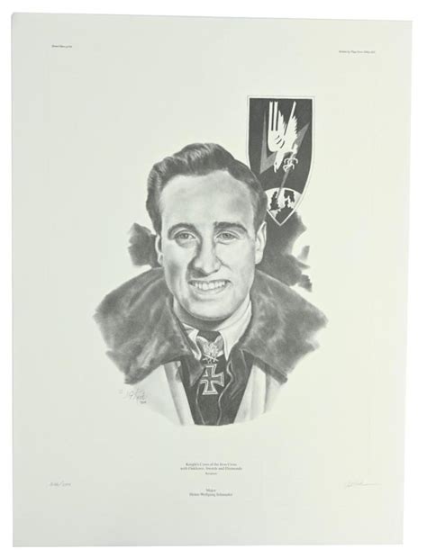WorldWarCollectibles German Litho Print Of LW Flight Ace Heinz