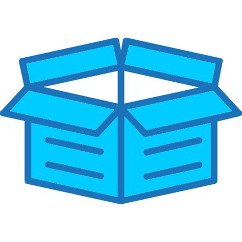 Cardboard Generic Blue Icon