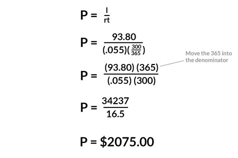 calculate simple interest principal rate or time