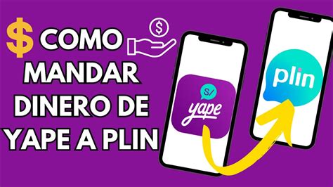 Como ENVIAR DINERO De YAPE A PLIN TRANSACCIONES De Dinero Entre