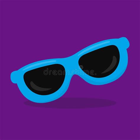 Vidrios Azules Símbolo De Las Lentes Icono O Logotipo Isométrico Plano